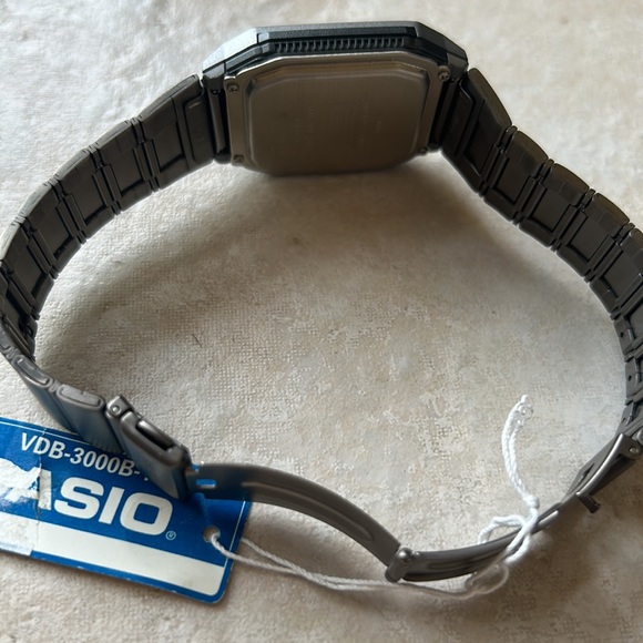 Casio | Accessories | Casio Vdb300 Hotbiz Touch Screen Calculator Watch Vintage 995 Stainless ...